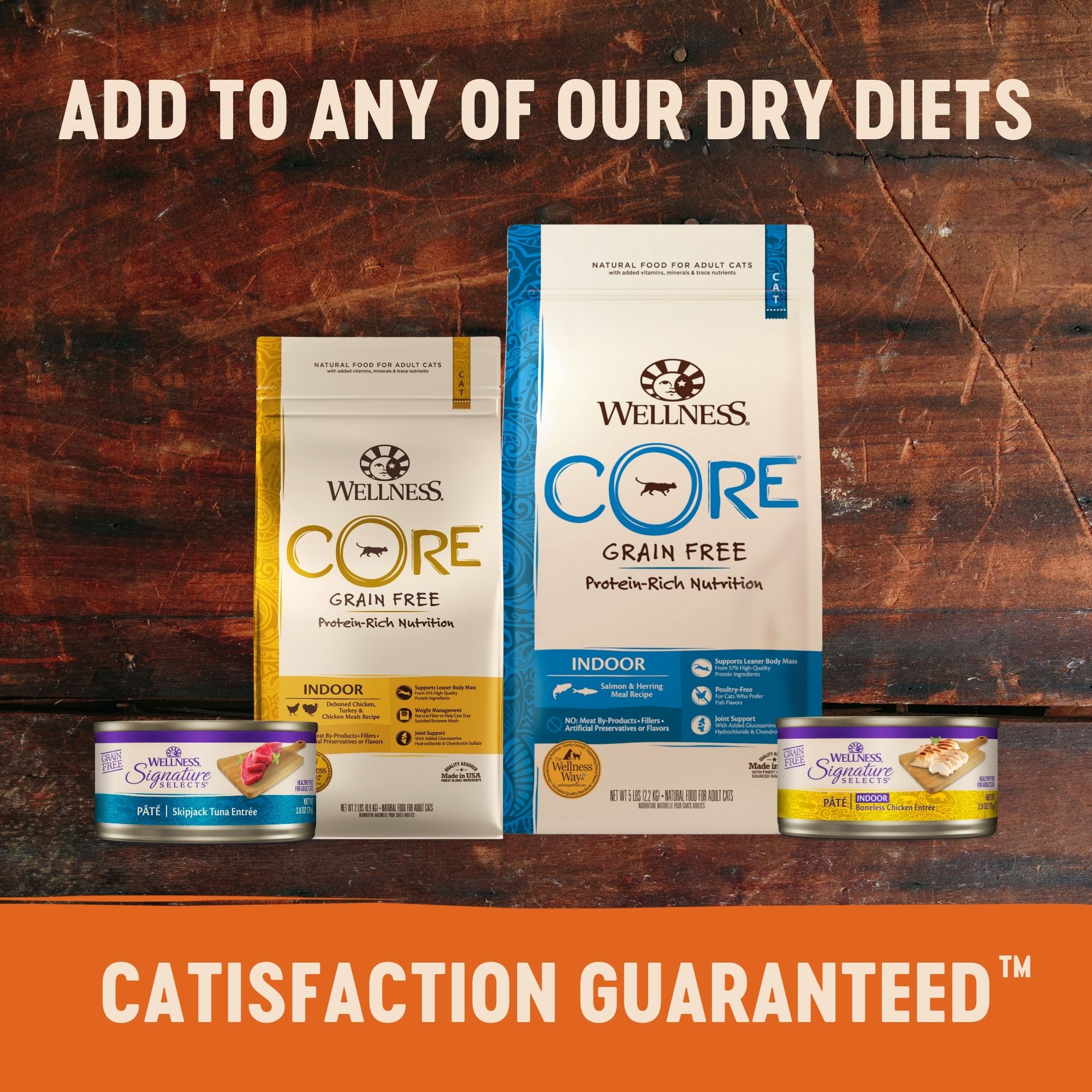 Wellness CORE Signature Selects for Cats: Indoor Boneless Chicken ...
